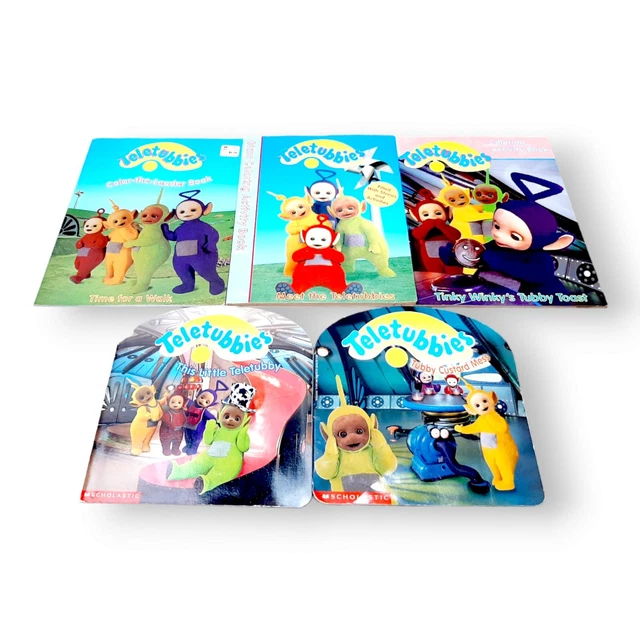 TELETUBBIES COLORING ACTIVITY Book PO Follows a Path Unused Vintage ...