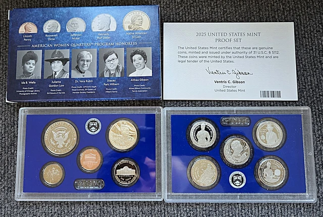 2025 US MINT Clad Proof Set Complete w/Box & COA $310.55 - PicClick CA
