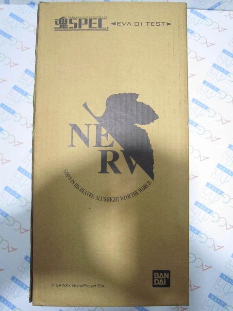 ANIME NEON GENESIS Evangelion EVA 01 Tamashii Spec Figure Display Box ...