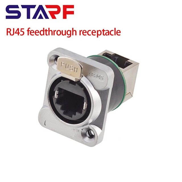 NEW CONNECTOR REPLACEMENT Feedthrough Chassis Connector Panel Mount ...