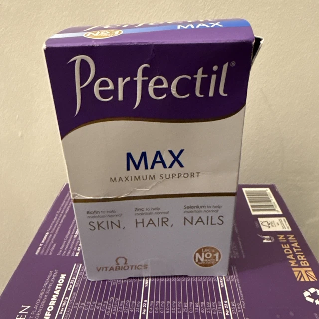 VITABIOTICS PERFECTIL MAX 56 Tablets and 28 Capsules £17.32 - PicClick UK