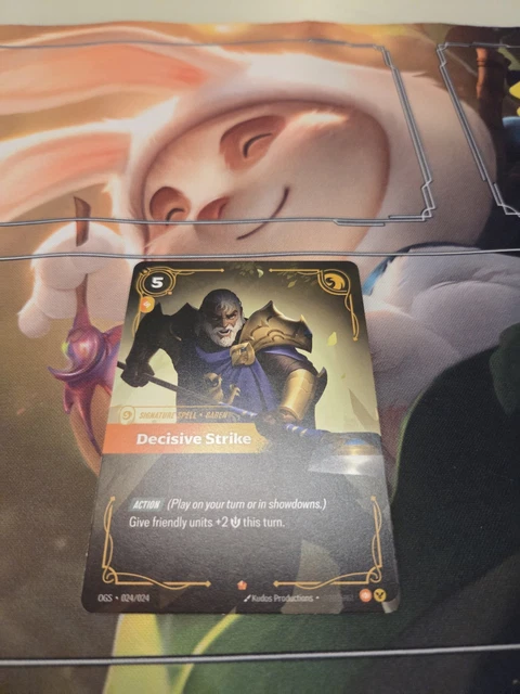 DECISIVE STRIKE 024/024 Riftbound TCG Origins Proving Grounds Non-foil ...