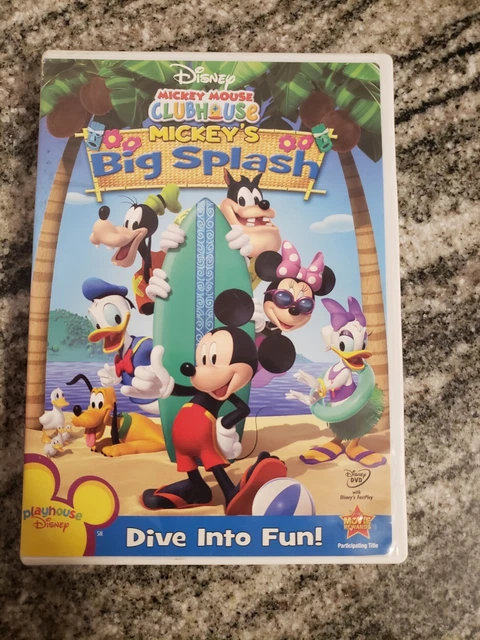 MICKEY MOUSE CLUBHOUSE: Mickey’s Big Splash - Disney DVD 2009 Tested ...