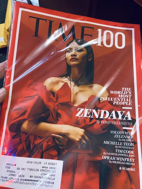 ZENDAYA - TIME Magazine - June 2022 - Time 100 - Bagged And Mint £6.19 ...