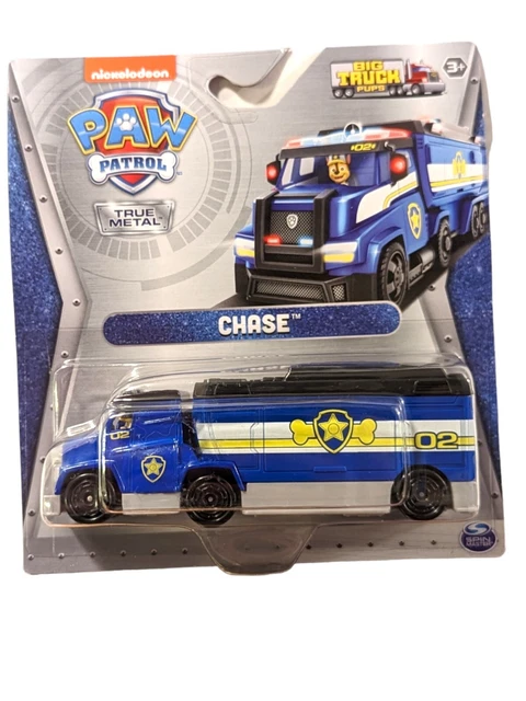 PAW PATROL BIG Truck Pups Series Rescue CHASE True Metal Vehicle ...