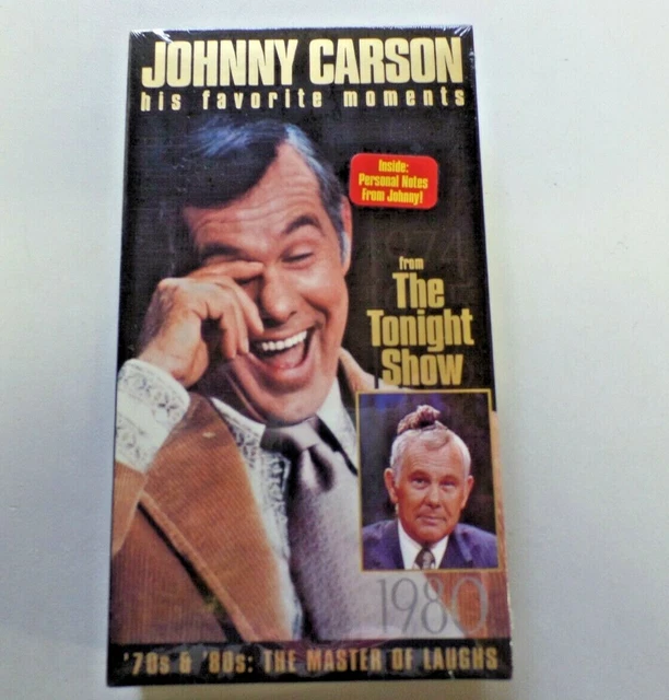 JOHNNY CARSON HIS Favorite Moments The Tonight Show VHS Sealed Grading ...