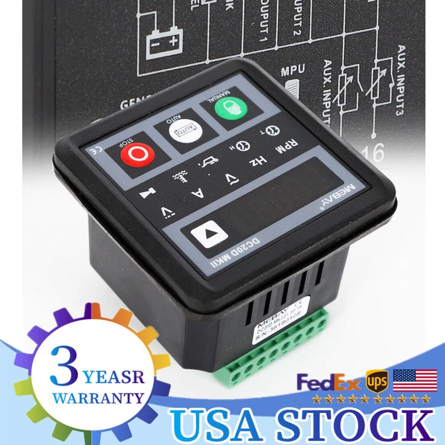 DC20D MKII GENSET Controller Module Control Panel for Engine or ...