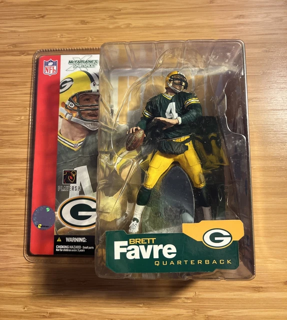 NFL 2002 MCFARLANE Brett Favre Action Figure Green Bay Packers Series 4 ...