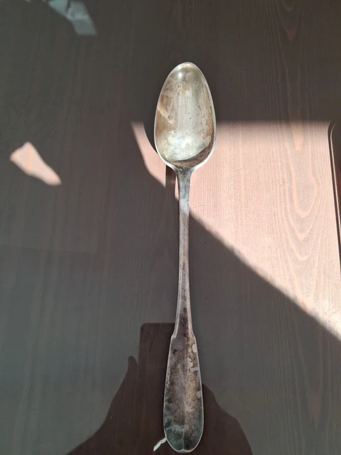 CUILLÈRE À RAGOÛT Argent MASSIF 18eme Armoriée EUR 299,90 - PicClick FR