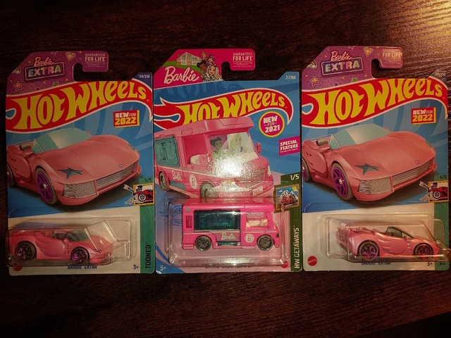 Mattel Barbie Hot Wheels 2021 Dream Camper And 2022 Barbie Extra Tooned
