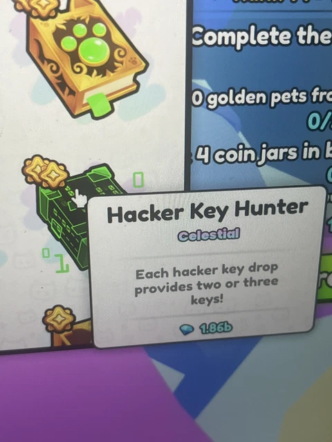 PET SIMULATOR 99 Enchants | New Hacker Key Hunter Enchant | Cheapest £9 ...