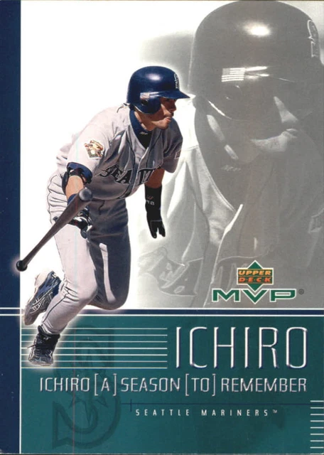 2002 (MARINERS) PONT supérieur MVP Ichiro A Season to Remember #I10 ...