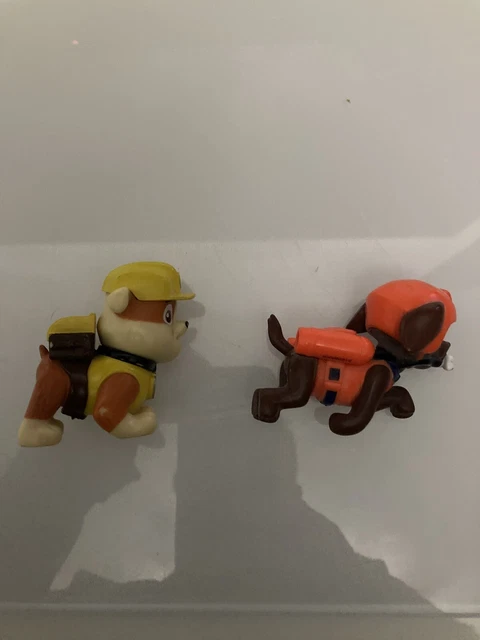 PAW PATROL FIGURES Rubble & Zuma £2.00 - PicClick UK