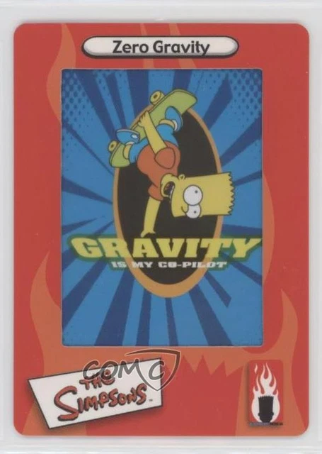 2000 ARTBOX THE Simpsons FilmCardz Bart Simpson Zero Gravity #12 m4h £4 ...