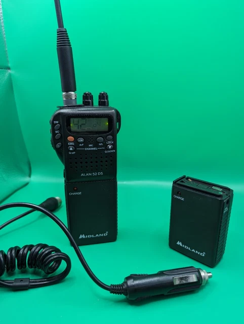 RADIO PORTABLE CB Midland Alan 52DS - Noir EUR 95,00 - PicClick FR