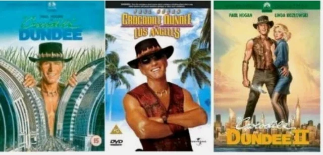 CROCODILE DUNDEE TRILOGY DVD COLLECTION PART 1 2 3 LOS ANGELES MOVIE ...