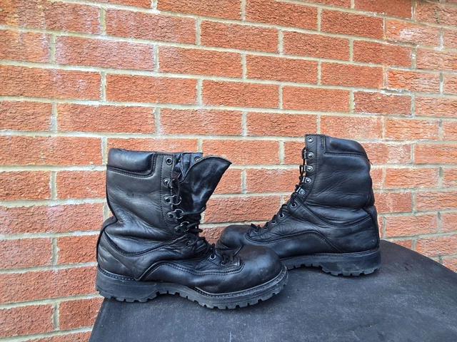 BRITISH MILITARY ISSUE Matterhorn Black Gore-Tex Lined Boots Size 8.5M ...