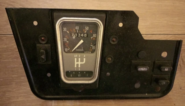 CITROEN 2CV DASHBOARD & Speedometer Fuel Gauge & Switiches EUR 132,31 - PicClick FR