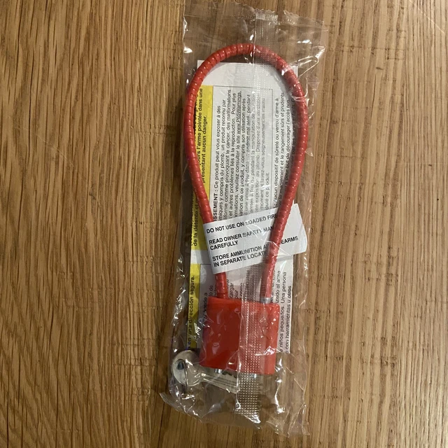 REGAL FIREARMS GUN Lock For Safety Cabinet Red Braided Factory OEM With ...