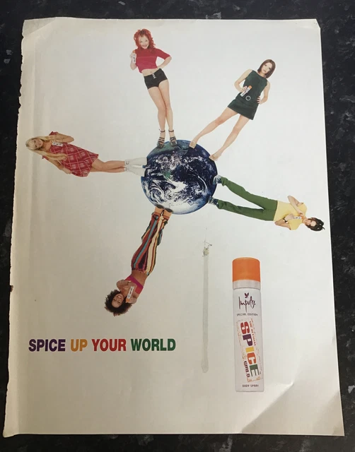 SPICE GIRLS MAGAZINE Poster Clipping Vintage Impulse Promo EUR 17,09 ...