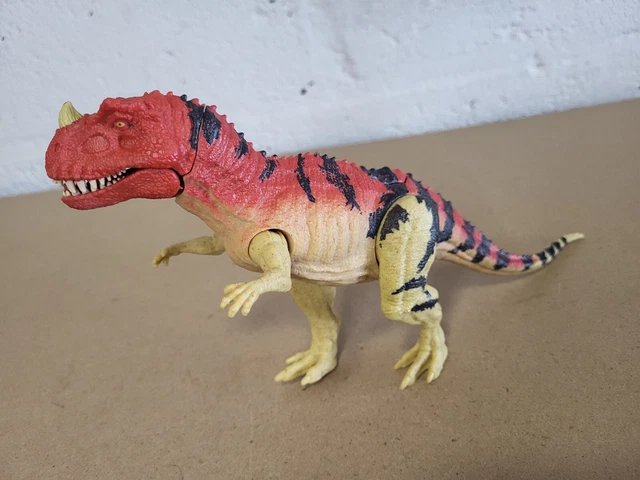 MATTEL JURASSIC WORLD Figure Dinosaur Ceratosaurus Roarivores Red ...