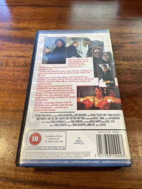 EXCESSIVE FORCE (VHS/SUR, 1993) 90s Action Thomas Ian Griffin EUR 2,93 ...