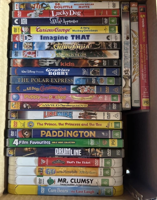 30 KIDS DVDS Kids Children Movies Bundle Bulk Lot -PRE OWNED #1271 $49. ...