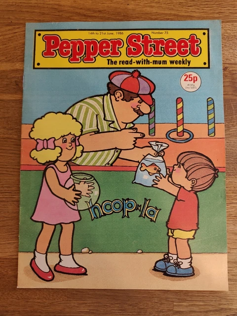 COMIC - PEPPER Street The Read With Mum Weekly UK Comic Issue #75 1986 ...