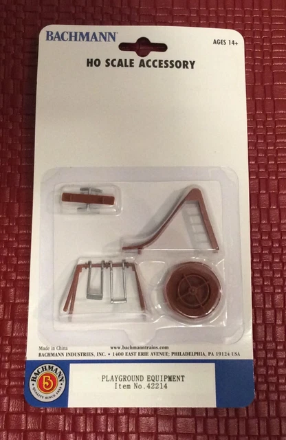 BACHMANN PLAYGROUND EQUIPMENT - HO Scale Model Railroad Building ...