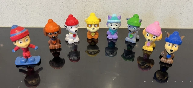 PAW PATROL ARCTIC Winter Snow Rescue Pups Mini 2" Figures x8 Ryder ...