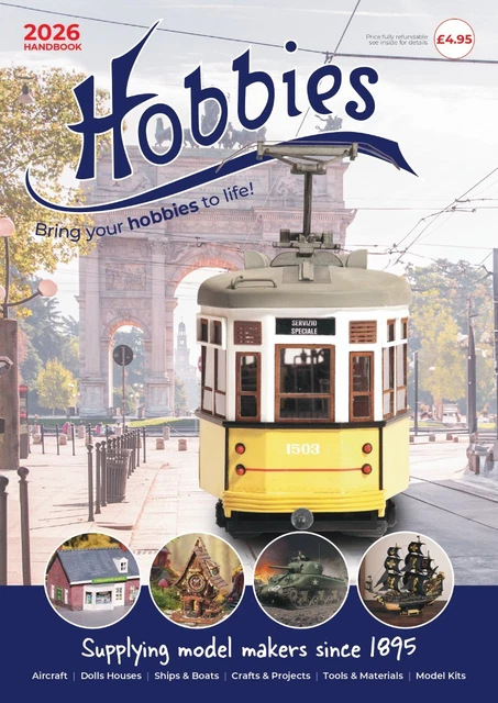 THE HOBBIES 2026 Handbook Catalogue - Europe Postage £11.80 - PicClick UK