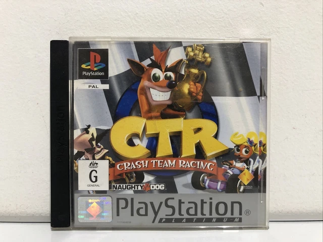 CTR CRASH TEAM Racing - PlayStation (PS1, 1999 PAL) Complete CIB - GC ...