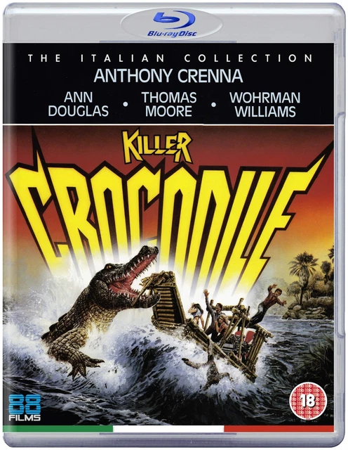 KILLER CROCODILE (BLU-RAY) Richard Anthony Crenna Pietro Genuardi John ...
