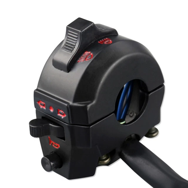 INTERRUPTEUR DE GUIDON moto r sistant aux intemp ries 12 V DC pour signal de c EUR 16,82 ...