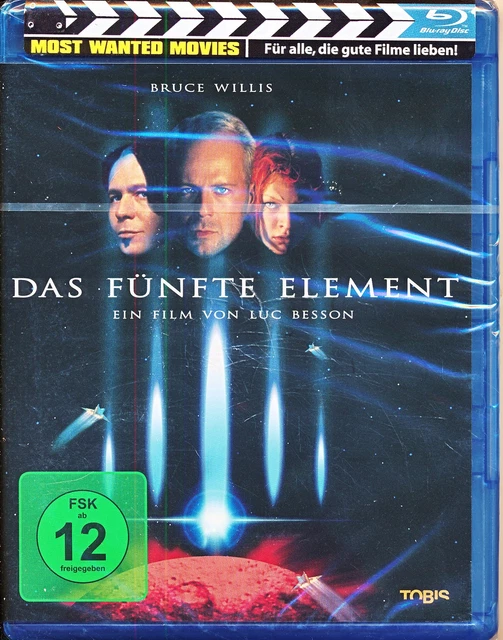 DAS FÜNFTE ELEMENT - Bruce Willis - Milla Jovovich - Luc Besson - Blu ...