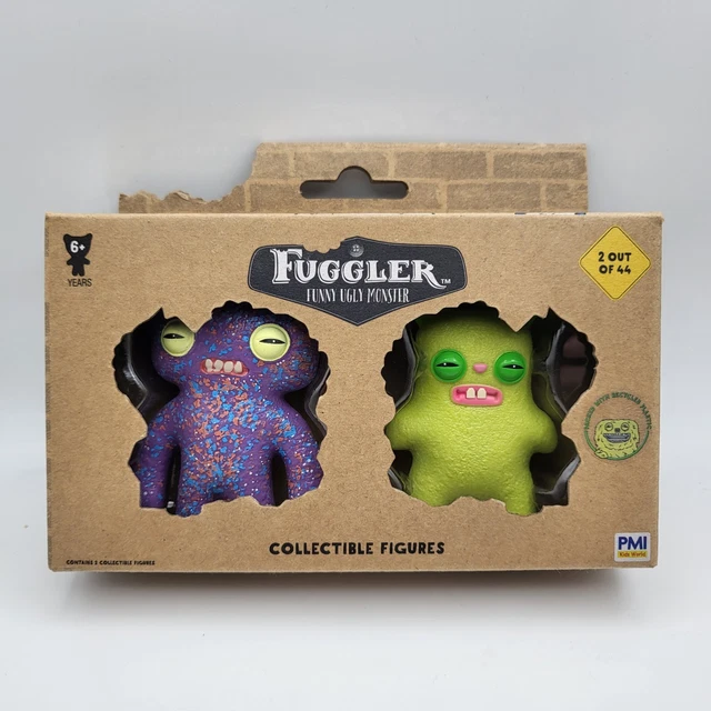 NEW FUGGLER COLLECTIBLE Figures 2 Pack - Misfits Squidge & Green Rabid ...