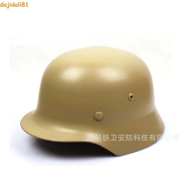 WW2 GERMAN M35 Helmet Replica Steel Material WWII Soldier Stahlhelm ...
