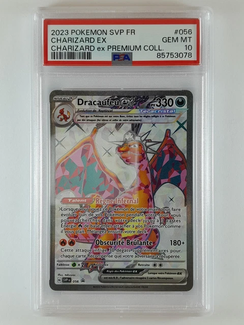 CARTE POKÉMON DRACAUFEU EX CHARIZARD EX PROMO SVP 056 PSA 10 Écarlate et Violet EUR 199,90 ...