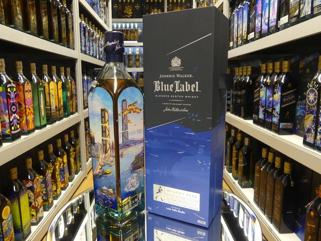 JOHNNIE WALKER BLUE Label Cities of Future Sydney 2220 Limited Edition ...