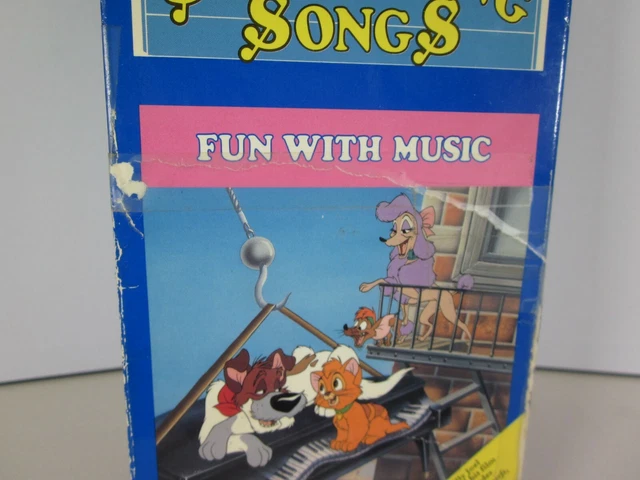 DISNEY'S SING ALONG Songs Fun With Music Vhs £4.75 - PicClick UK