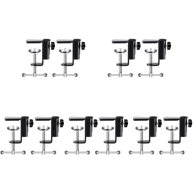 SET OF 5 Metal Clamps Woodworking Desktop Quick Positioning Table ...