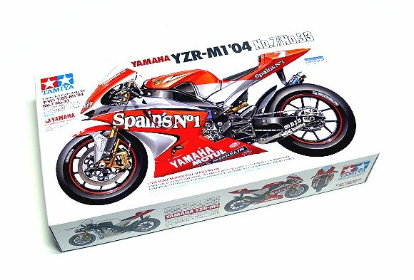 TAMIYA MOTORCYCLE MODEL 1/12 Motorbike YAMAHA YZR-M104 No.7/33 Scale ...