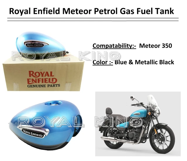 ROYAL ENFIELD &FUEL TANK WITH STICKER" Meteor 350 Supernova Blue EUR ...
