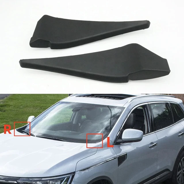PAIR LHD FRONT Windshield Wiper Side Deflector Cover For Renault Koleos ...