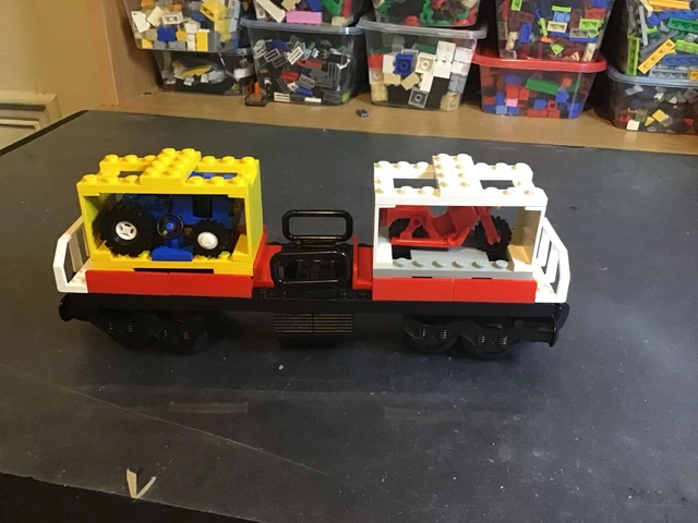 LEGO MOC CUSTOM Container Wagon £19.99 - PicClick UK