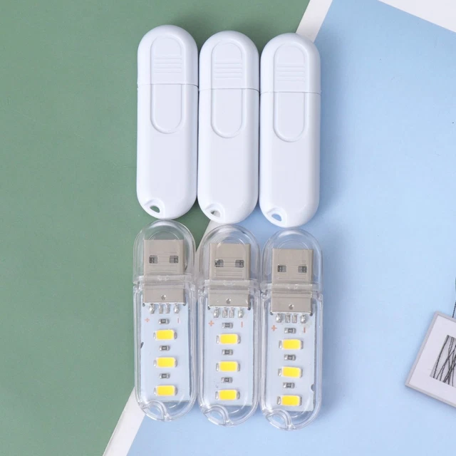 6 PCS USB Laptop Light Portable Rechargeable Reading Charging Lamp ...
