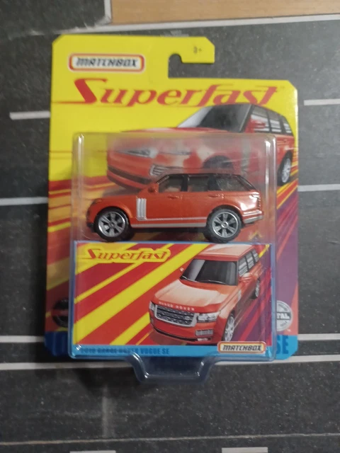 MATCHBOX SUPERFAST HTF 2018 Range Rover Vogue SE NEUF DANS SA BOÎTE EUR ...