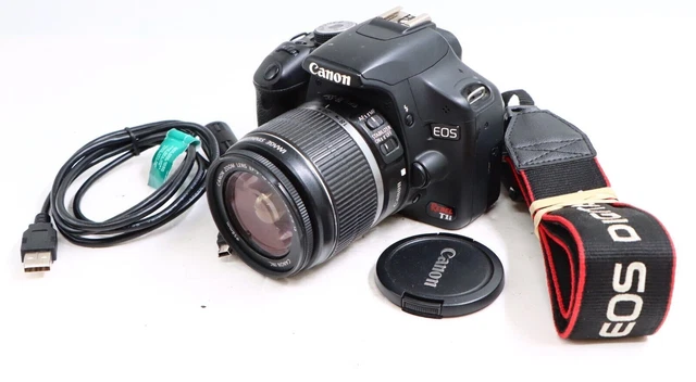 CANON EOS T1I 500D DSLR APPAREIL PHOTO NUMÉRIQUE EF-S 18-55MM EST ...