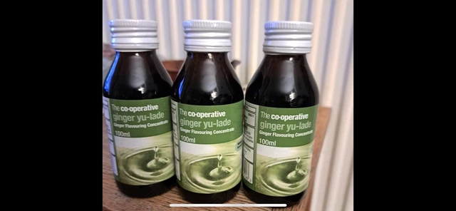 3 X CO-OP YuLade Ginger Flavour Concentrate 100ml *Final Batch ...
