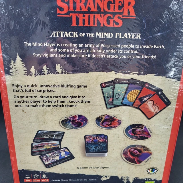 STRANGER THINGS ATTACK Of The Mind Flayer Card/Board GAME - Netflix ...